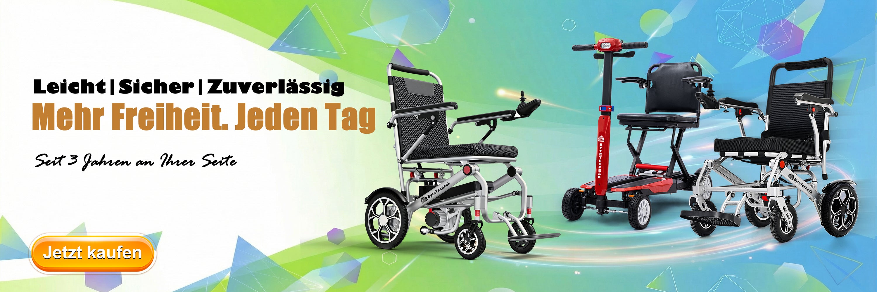 ByteTecpeak – your expert for wheelchairs and electric mobility aids